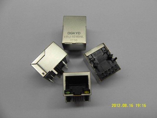 10/100MHZ плата вниз RJ45 определяет фильтр приемника порта с водить и без перстов EMI