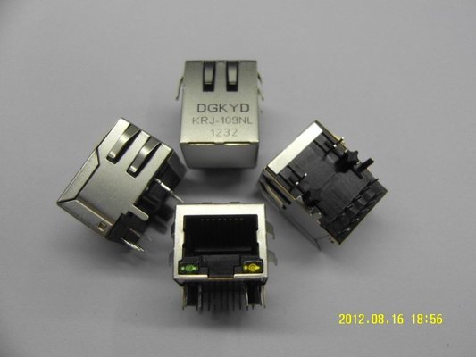 1 платы X1 штепсельная вилка 90C вниз с 10/100/1000BASE трансформатором, RJ45 определяет разъем порта с водить