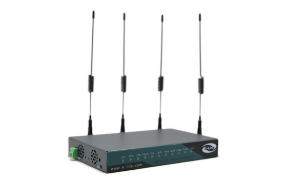Высокий маршрутизатор увеличения SMS WiFi VPN промышленный LTE, маршрутизатор M2M 4G с портами сети стандарта Ethernet