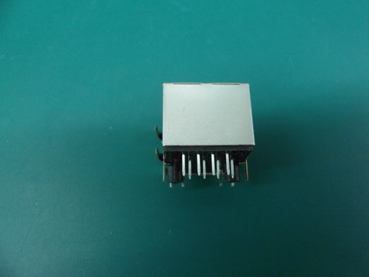 1 x 1 вертикальное СИД магнитное RJ45 Маунта определяет порт Jack CAT6 с бортовым входом