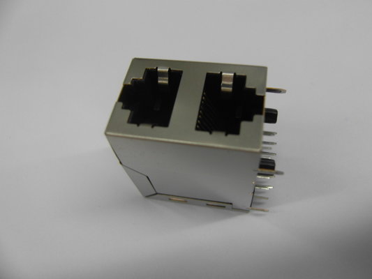 2 разъём-розетка штабелированных портом RJ45