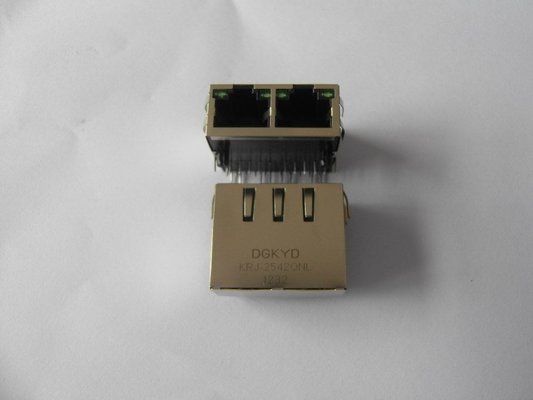 Gigabit 2 Port RJ45 Receptacle Jacks