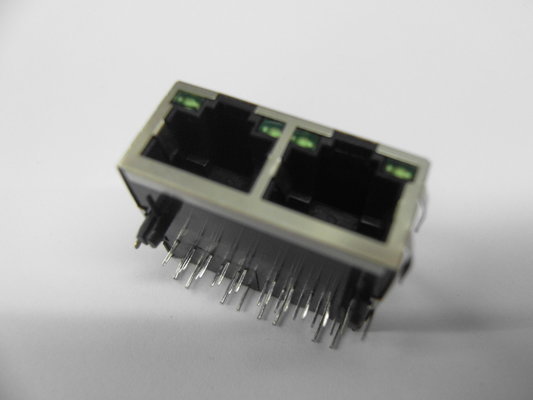 Gigabit 2 Port RJ45 Receptacle Jacks