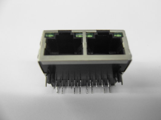 Gigabit 2 Port RJ45 Receptacle Jacks