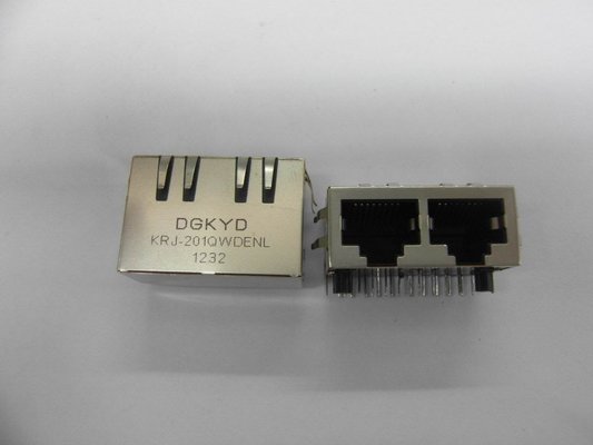 Изготовленная на заказ 1000BASE плата вниз RJ45/интегрировала RJ45 Jack без водить для прикладных программ для компьютера маршрутизатора или, 10 разъема Pin Rj45
