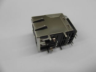 Локальные сети RJ45 Jack HFJ11-1G02ERL 1000BASE модульные БЕЗ с перстов EMI 1 x 1 порт