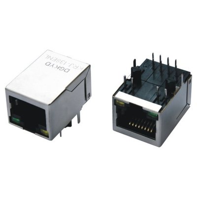 RJ45 Ethernet protégé Jack avec le Magnetics interne, port de réseau RJ45 J0011D21ENL