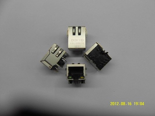 Женщина 1 x 1 локальная сеть Jack разъема RJ45 сети порта с трансформатором 100M
