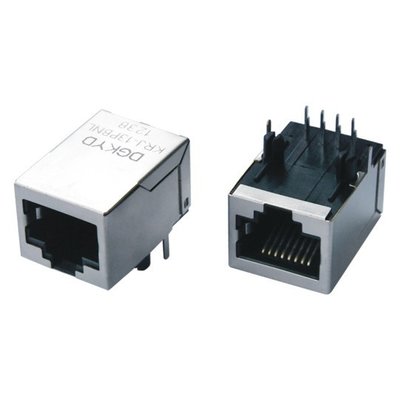 Разъем Jack/RJ45 локальных сетей радиосвязи RJ45 с трансформатором