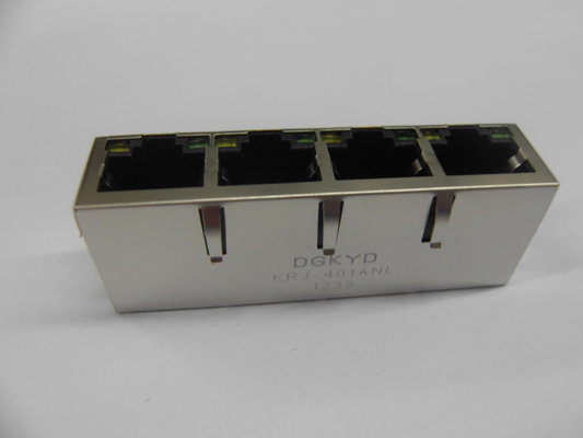 Pcb 8P8C порта 4-Port RJ45 разъема IEEE 802,3 Multi женский Mountable