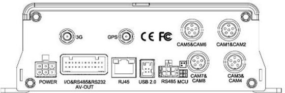 Входной сигнал IEEE802.11n WIFI GPS Мобил DVR 8 ch видео- с 2 портом USB 2,0
