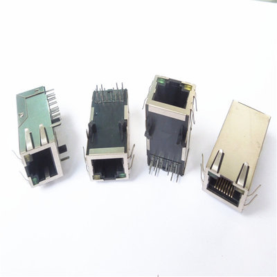 10/100/1000 Плат-Вверх Основания-TX RJ45 модульного Jack интегрировала разъем magnetics