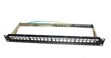 Кнопка Cat6A защищаемая RJ45 встроенная в пульте временных соединительных кабелей сети Jack с менеджером кабеля