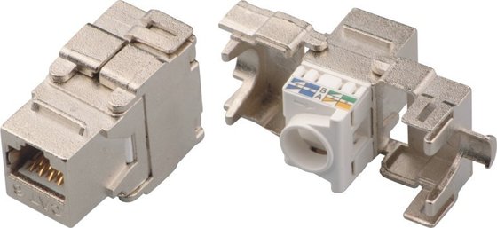 Кнопка Cat6A защищаемая RJ45 встроенная в пульте временных соединительных кабелей сети Jack с менеджером кабеля