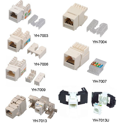 Кнопка Cat6A защищаемая RJ45 встроенная в пульте временных соединительных кабелей сети Jack с менеджером кабеля