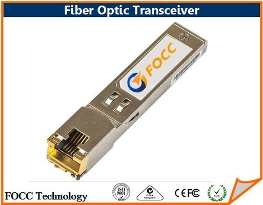 Il RJ45 rama il modulo ottico a fibra ottica del ricetrasmettitore 1.25G SFP con il router ed il commutatore