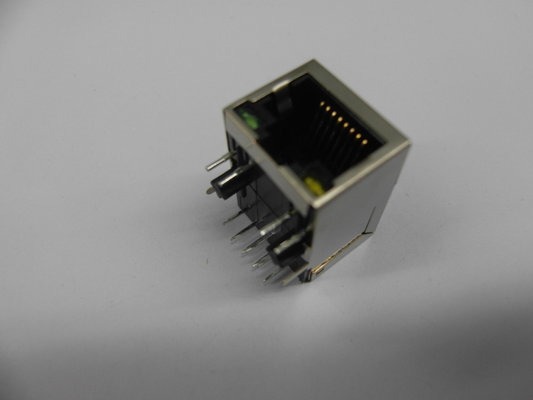 RJ45 with Transformer, 10/100BASE 1x1 Tab Down Transformer RJ45 Jack, Rj45 Lan Jack
