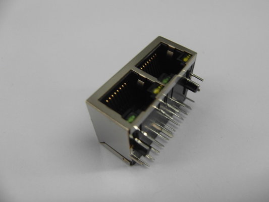 Lan Jack 1000BASE Rj45, платы 1x2 фильтр RJ45 вниз с внутренним magnetics для применений приемопередатчиков оптического волокна