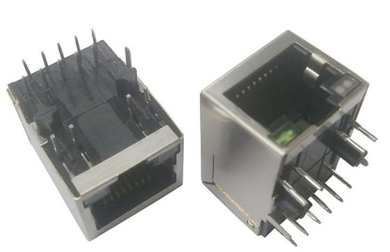 IEEE 802,3 вертикальных RJ45 Jack/разъем с модулем vertaical RJ45 модульным Jack трансформатора для кабеля локальных сетей