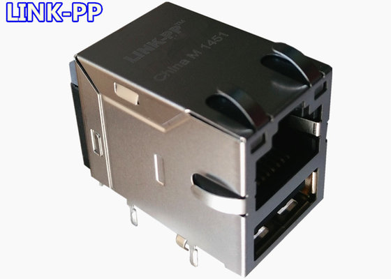 Разъем LPJU7030AHNL USB3.0 Rj45 с 1000Base-T магнитным в системе Iwave