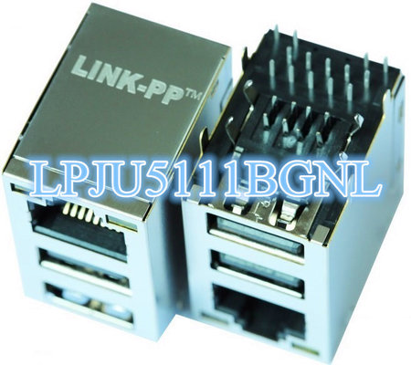 XRJBG7L-1-D22-180	RJ45 USB Connector LPJU5111BGNL Embedded Data Modems