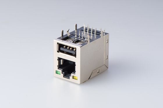 RJ45 USB panneau inclus 2,0 par piles, étiquette de Jack de l'Ethernet Rj45 sans transformateurs