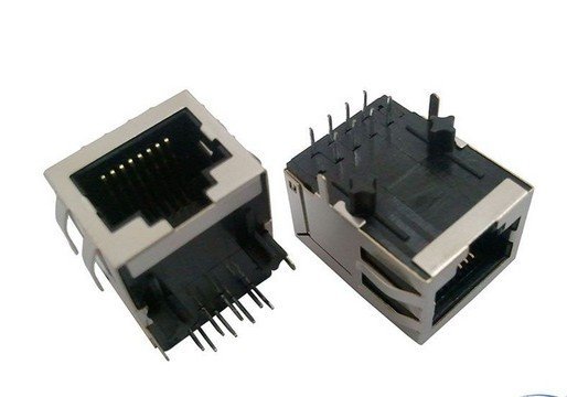 Разъем usb rj45 штыря PA66-B30 10 водоустойчивый/порт jack одиночный (1 x 1) с СИД