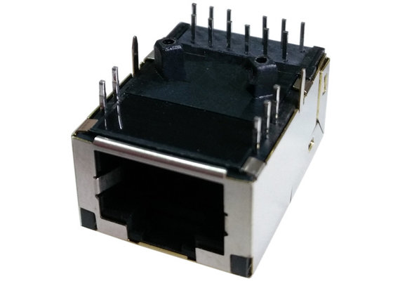 L829-1J1T-43 Low-Profile RJ45 Jack 100 / 1000Base-T Integrated Magnetics Connector