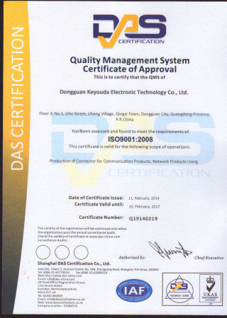 Porcellana Keyouda Electronic Technology Co.,ltd Certificazioni