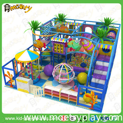 underwater theme beautiful indoor children amusement park Kids indoor play equipment  electrical soft playground