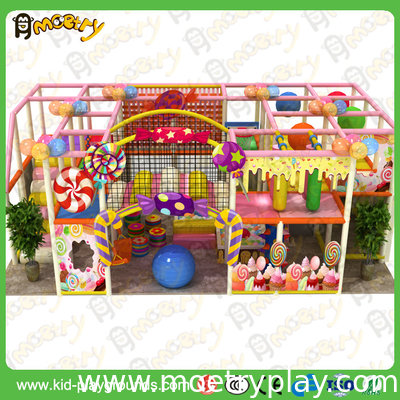 CE standard metal playground equipment soft playground  for Supermarket and  family park