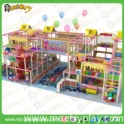 Hot sale Interesting Indoor Playhouse Plastic Slides Equipment for Children Soft Playground Equipment for Kids Zone