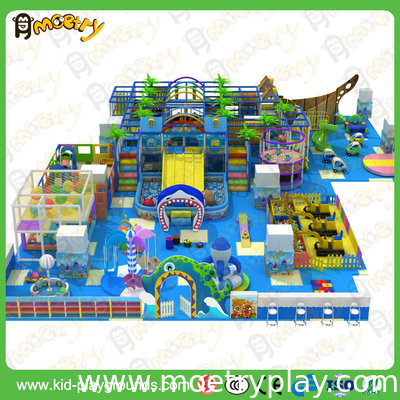Ocean theme Pirate ship Kids Educational Playground Baby Indoor Soft Play Equipment