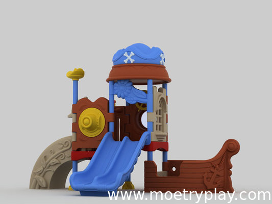 New Pirate Boat Style Children's Playground Outdoor Playground with Slides for kindergarten outdoor playground