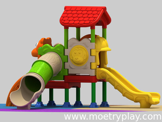 Cartoon Style Kids Plastic Playhouse, Cheap Outdoor Children Playhouse