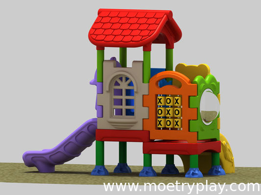 Cartoon Style Kids Plastic Playhouse, Cheap Outdoor Children Playhouse