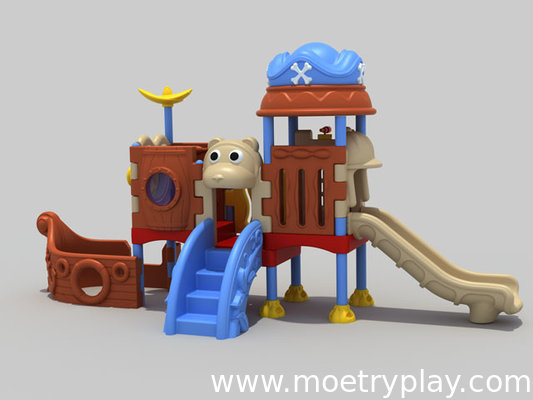 New Pirate Boat Style Children's Playground Outdoor Playground with Slides for kindergarten outdoor playground
