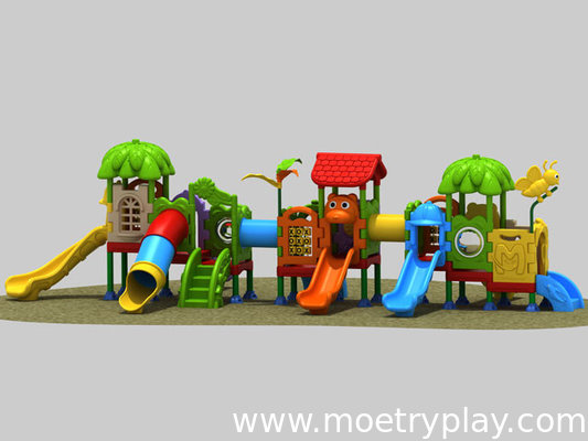 Cartoon Style Kids Plastic Playhouse, Cheap Outdoor Children Playhouse