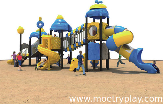 Factory Price Kids Outdoor Playground Items Used Outdoor Playground Equipment for Children Plastic Slide Outdoor