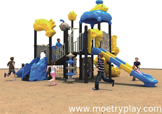 Ocean Outdoor Playground with Slide Game Toy, Amusement Park Equipment