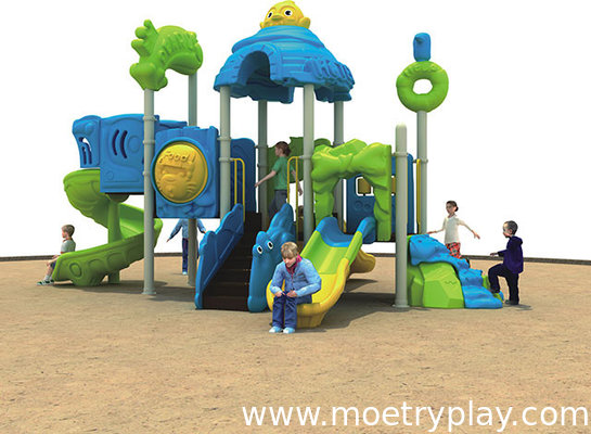 Ocean Outdoor Playground with Slide Game Toy, Amusement Park Equipment