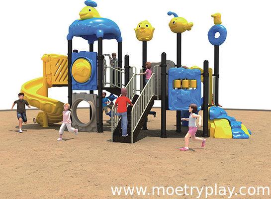 Ocean Outdoor Playground with Slide Game Toy, Amusement Park Equipment