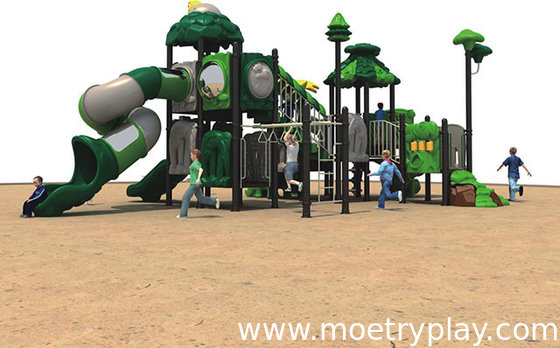 Moetry Kindergarten Tube Slide Amusement Park Games Plastic Kids Play Ground Children
