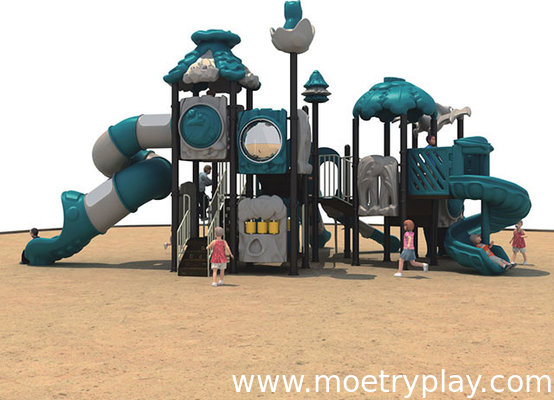 Moetry Kindergarten Tube Slide Amusement Park Games Plastic Kids Play Ground Children
