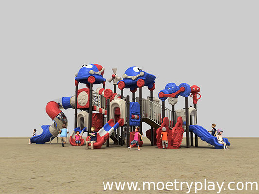 Moetry Kindergarten Tube Slide Amusement Park Games Plastic Kids Play Ground Children