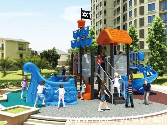 New Plastic Children Outdoor Playground Kids Toy Pirate Ship Series