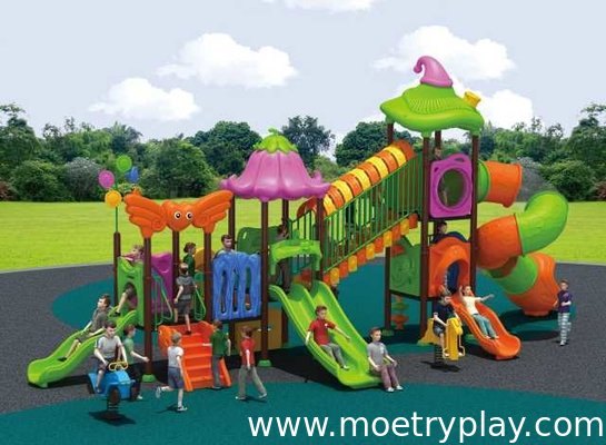 Forest Outdoor Playground With Slide Game Toy Amusement Park Equipment