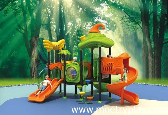 Forest Outdoor Playground With Slide Game Toy Amusement Park Equipment