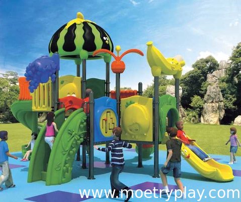 Certified Best Quality Outdoor Games for Kids Slide Multi-functional Combination Plastic Slide from MOETRY