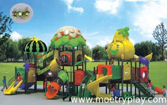 Certified Best Quality Outdoor Games for Kids Slide Multi-functional Combination Plastic Slide from MOETRY